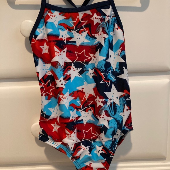 wonder nation | Swim | Size45 Girls Swimsuit Go For The Gold In This ...